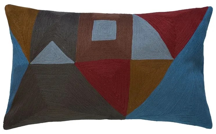 SCANquilt povlak ART COLOURS geo modrorezavá 30 x 50 cm