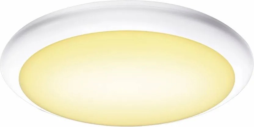 LA 1005089 RUBA 27 CW venkovní LED nástěnné a stropní přisazené svítidlo bílé CCT switch 3000/4000 K - BIG WHITE (SLV)