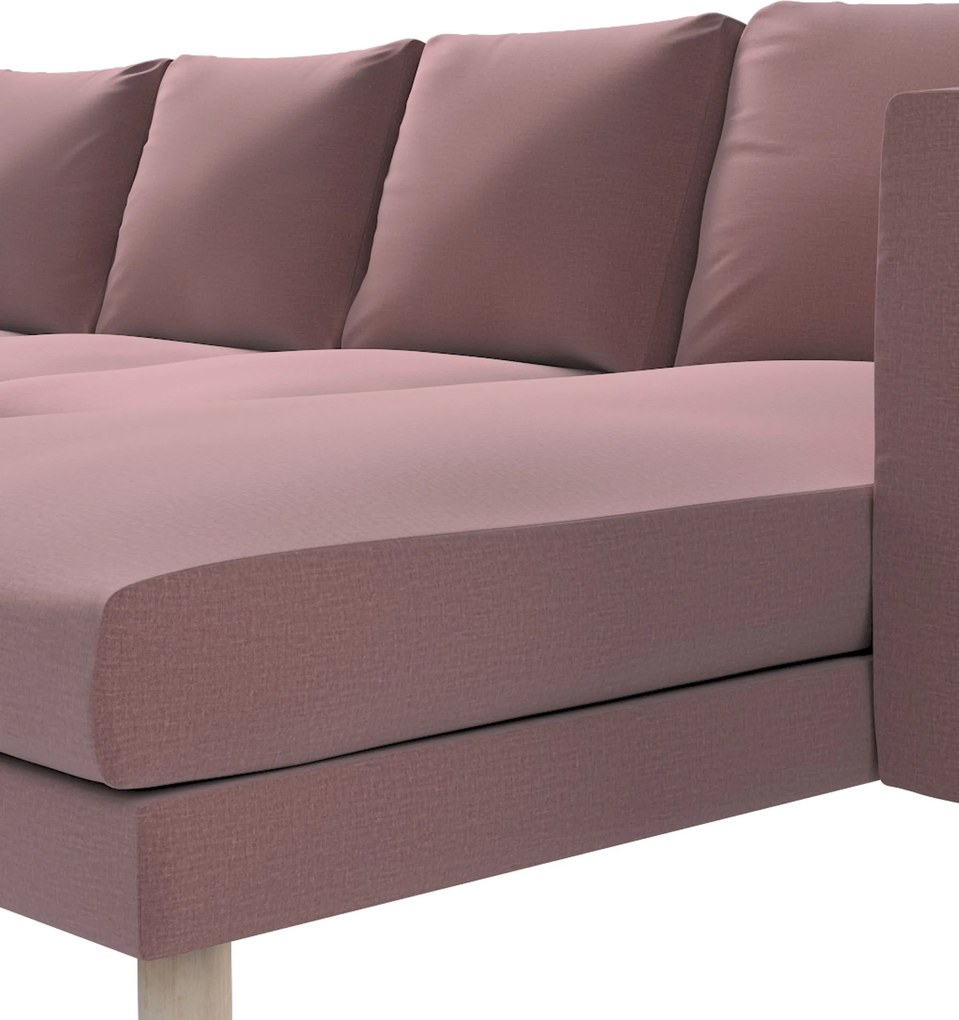 Potah na pohovku IKEA Norsborg 4-místná se šezlongem barva fialová látka sametová