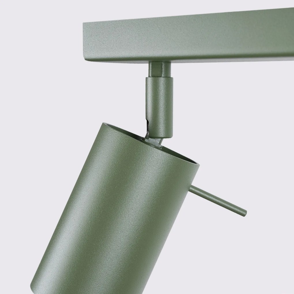 Sollux Lighting Stropní svítidlo RING 3L olivově zelené