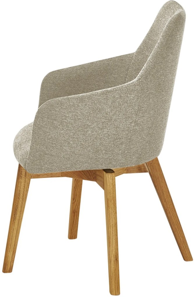 Sconto Jídelní židle JACKSON cappuccino/dub