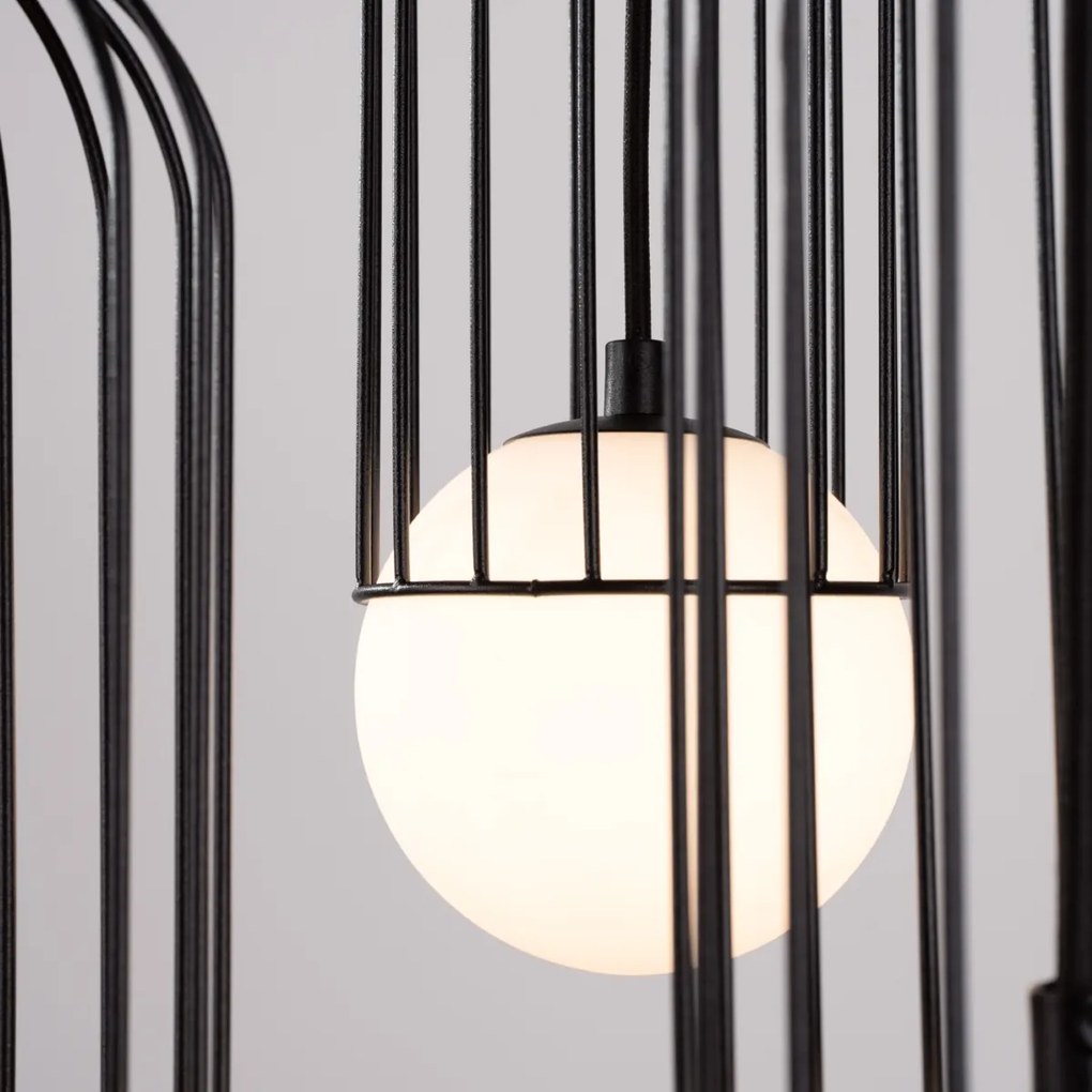 Sollux Lighting Závěsné svítidlo BRINA 3P Černá