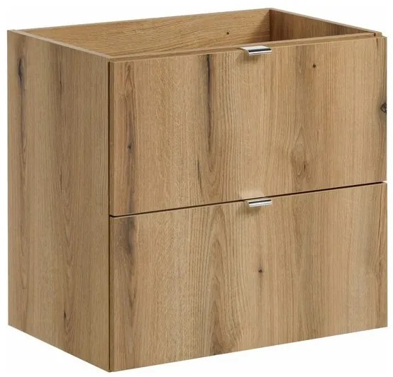 Koupelnová sestava Nova Oak I s deskou a skříňkami 80 cm dub evoke