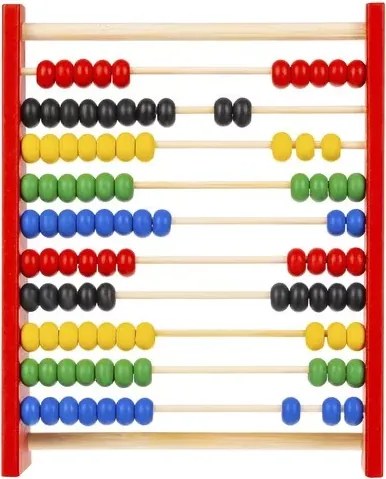 Dětské dřevěné korálkové počítadlo