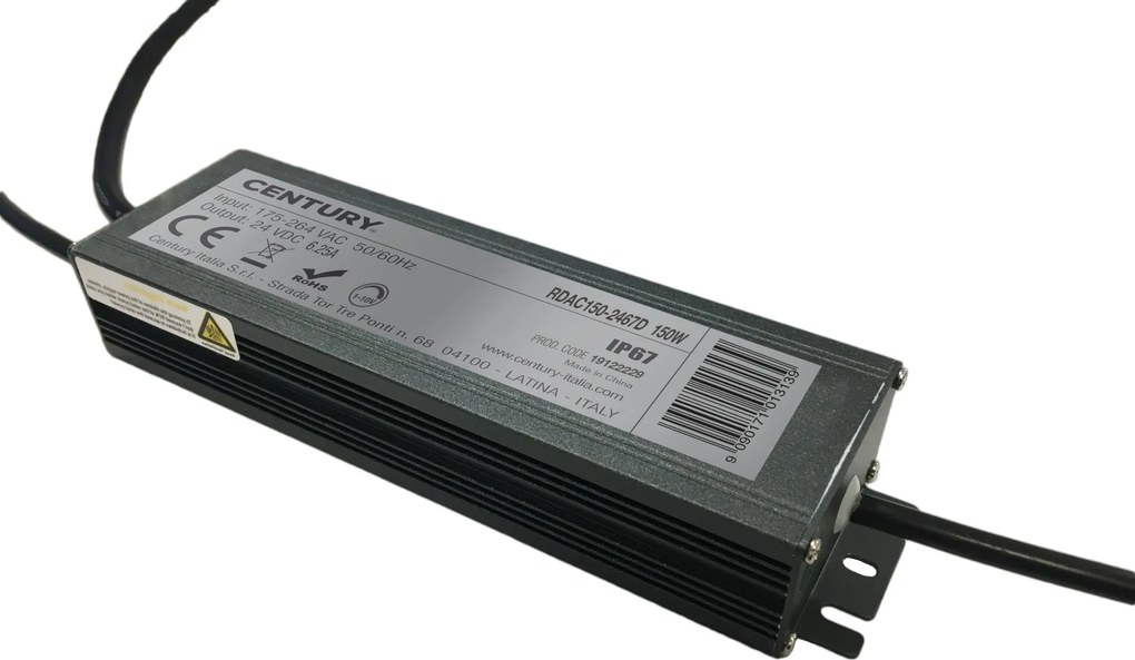 CEN RDAC150-2467D SPARE PART STRIP LED DRIVER 150W IP67 Dimm. 1-10V - CENTURY