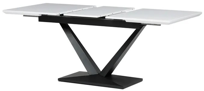Autronic Rozkládací jídelní stůl HT-W1630 WT Odstín: Bílá/černá