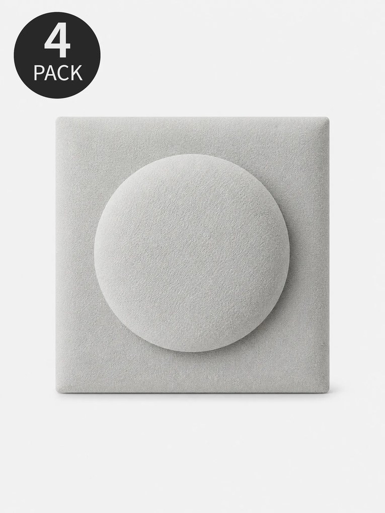 Sinsay - Čalouněné nástěnné panely ve tvaru kostek 4 pack - modrá