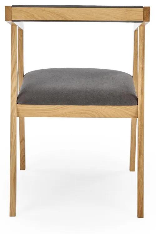 Jídelní židle Azul 2, šedá / dub