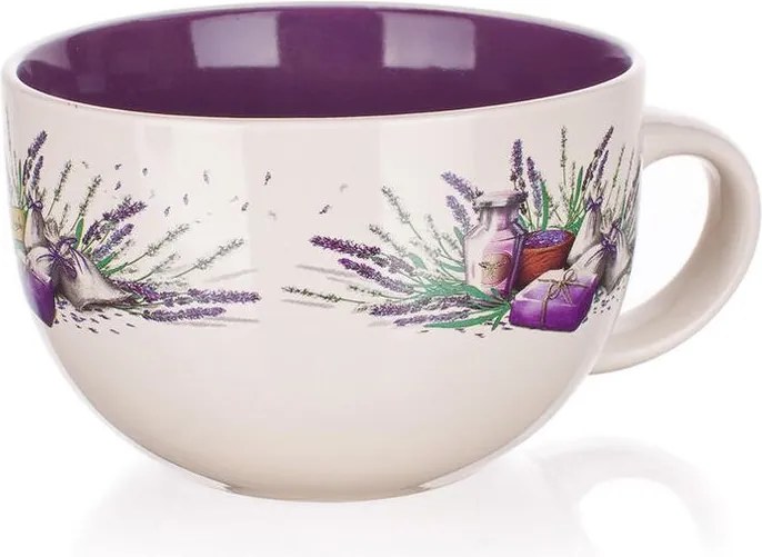 Keramický jumbo hrnek LAVENDER 660 ml