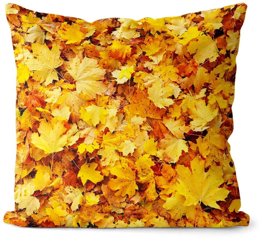 IMPAR Polštář Podzimní listí 40x40 cm (Velikost: 55 x 55 cm)