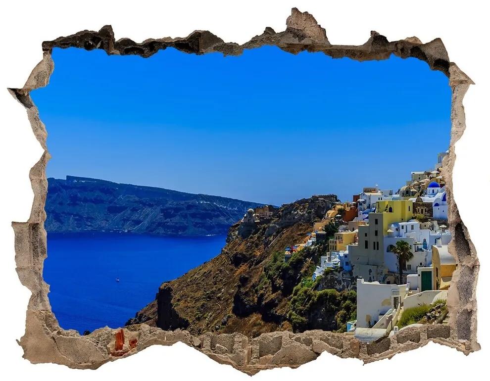 Wallmuralia Samolepící nálepka Santorini Řecko 95x64 cm