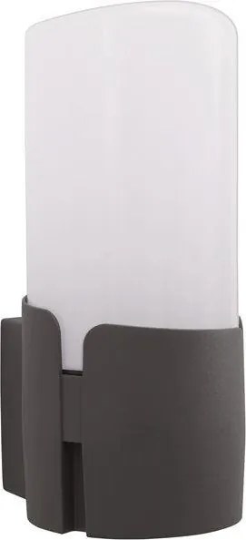NV 9209211 Venkovní nástěnné svítidlo PYRO tmavě šedý hliník bílý akryl E27 1x12W 220-240V IP54 bez žárovky - NOVA LUCE