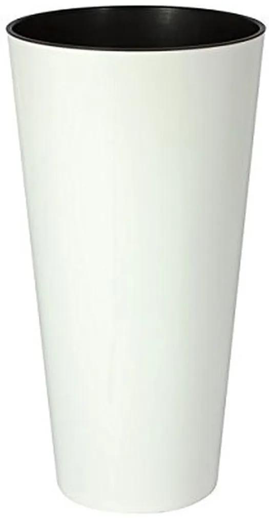 Květináč TUBUS SLIM 30 cm, 15/27l, bílá DTUS300