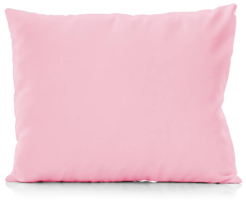 Bavlněný povlak na polštář růžový Rozměr: 45x60