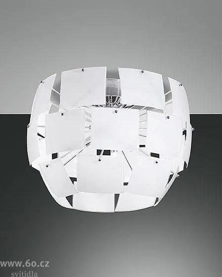 Fabas 2981-65-102 Urania 2981, stropní svítidlo, 4x40W, bílé sklo/kov, průměr 50cm