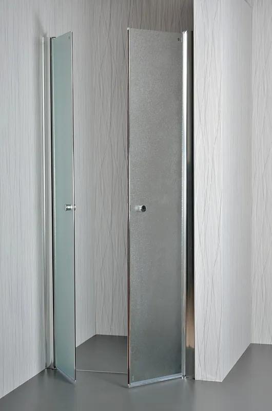 ARTTEC Dvoukřídlé sprchové dveře do niky SALOON 105 - 110 cm grape sklo PAN04601