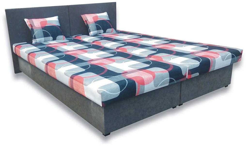 Manželská postel 160 cm Shanell (s pěnovými matracemi). 793042