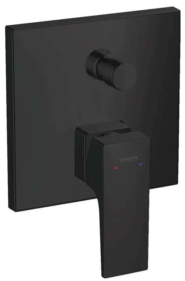 HANSGROHE + ALPI HG SET 8 Black - Sprchový systém pod omítku, Metropol, páková baterie- kompletní sada, černá