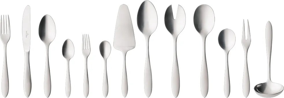Villeroy&Boch Villeroy & Boch Arthur kartáčovaná příborová sada, 68 ks, 44 × 29 × 9 cm