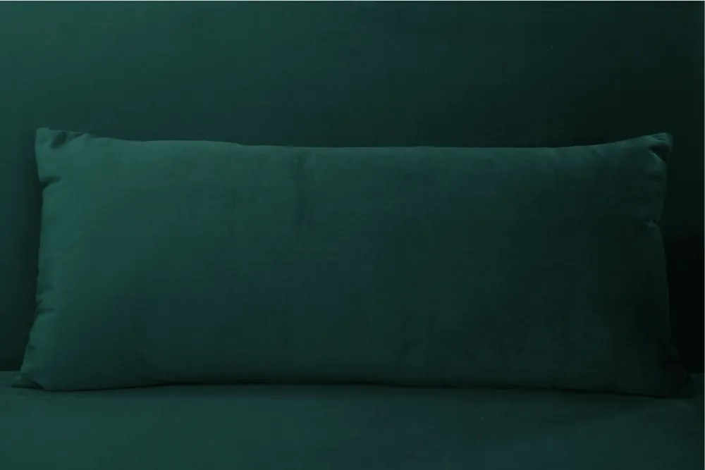 Rozkládací pohovka, smaragdová Velvet látka, FASTA