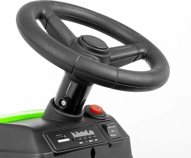 Elektrický traktor s přívěsem Rolly zelený