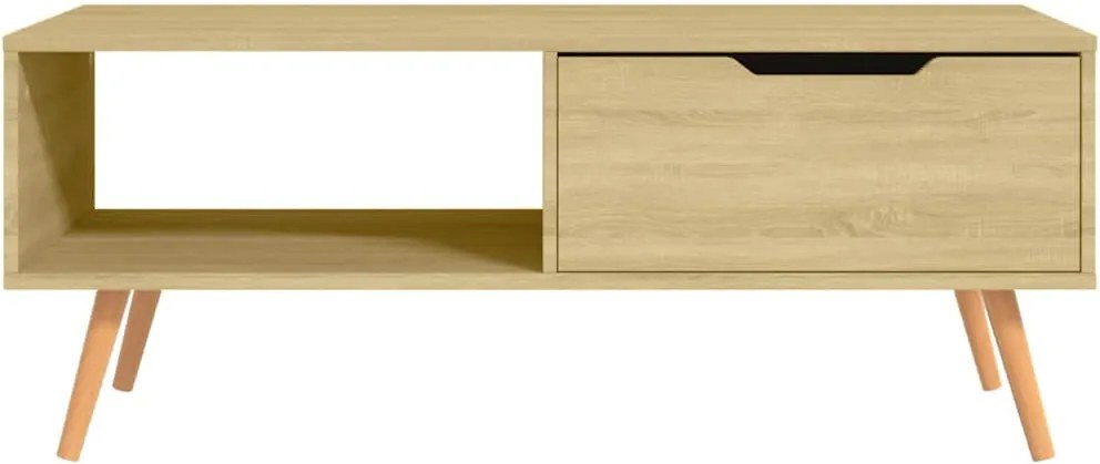 Konferenční stolek dub sonoma 100x49,5x43 cm kompozitní dřevo 326789