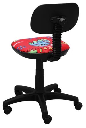Artofis dětská židle Junior vláček červená