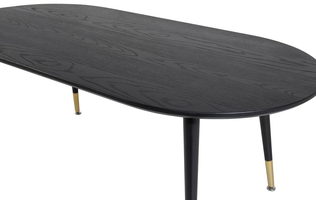 Konferenční stolek Dipp, černý, 60x120