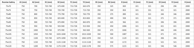 Mexen Mist-F Duo, skládací sprchový kout 75 x 90 cm, čiré sklo, chromový profil, 8A6-075L-090P-01-00