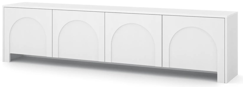 TV stolek Arco 204 cm bílý