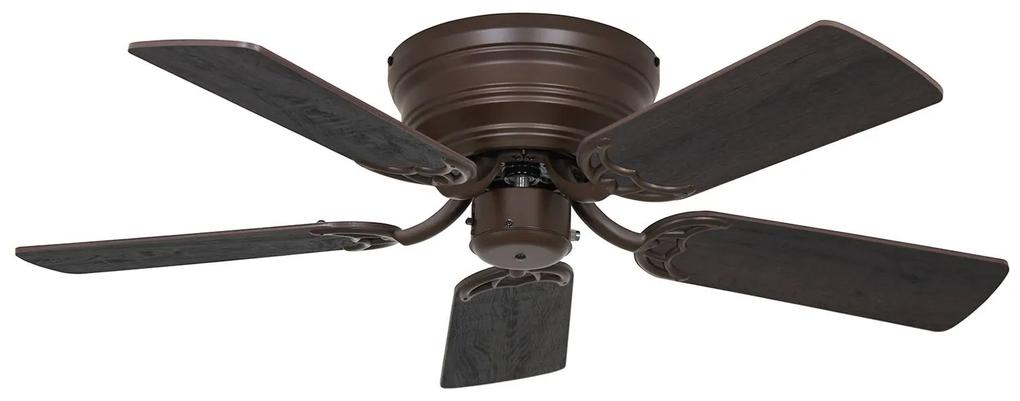 Stropní ventilátor Classic Flat III bronz Ø 103 cm