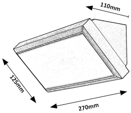 Rabalux 7282 - LED Venkovní nástěnné svítidlo RAPLA LED/12W/230V IP54
