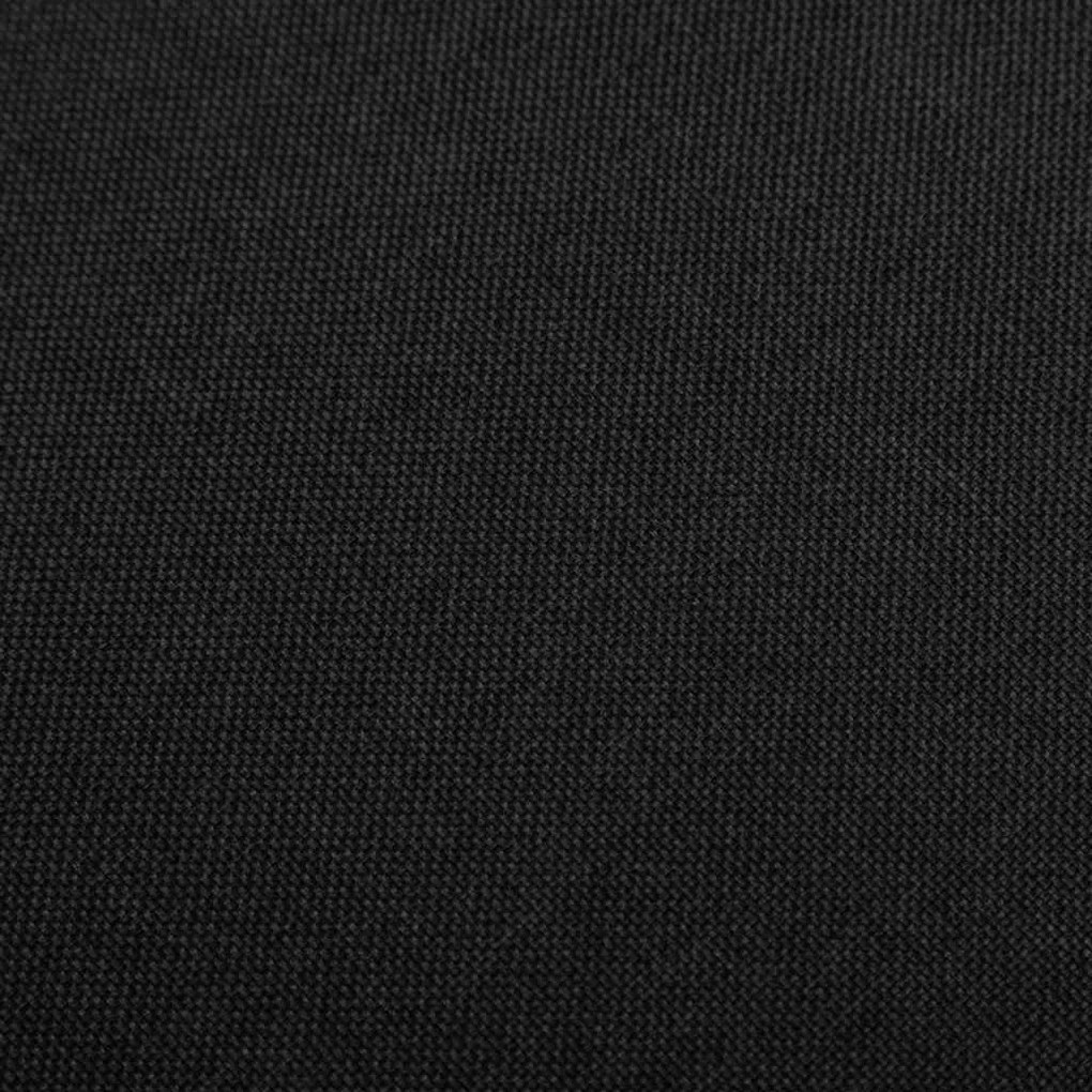 Barové židle 2 ks černé textil 289373