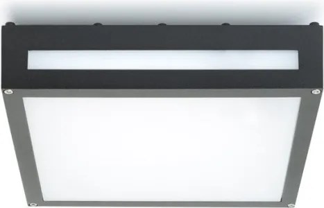 RED R10359 Venkovní svítidlo PLAKA stropní černá 230V E27 2x26W IP54 - RED - DESIGN RENDL