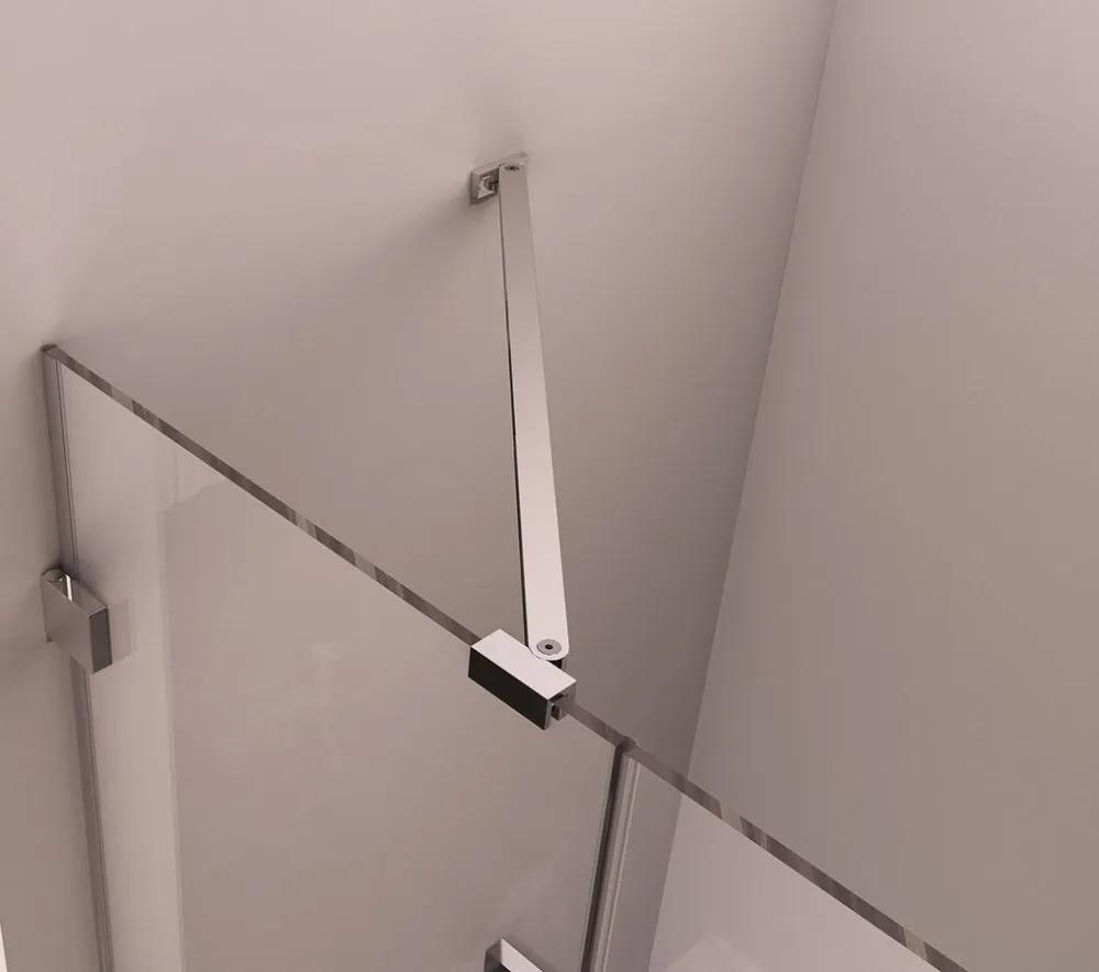 Polysan FORTIS EDGE sprchové dveře do niky 1100mm, čiré sklo, pravé FL1611R