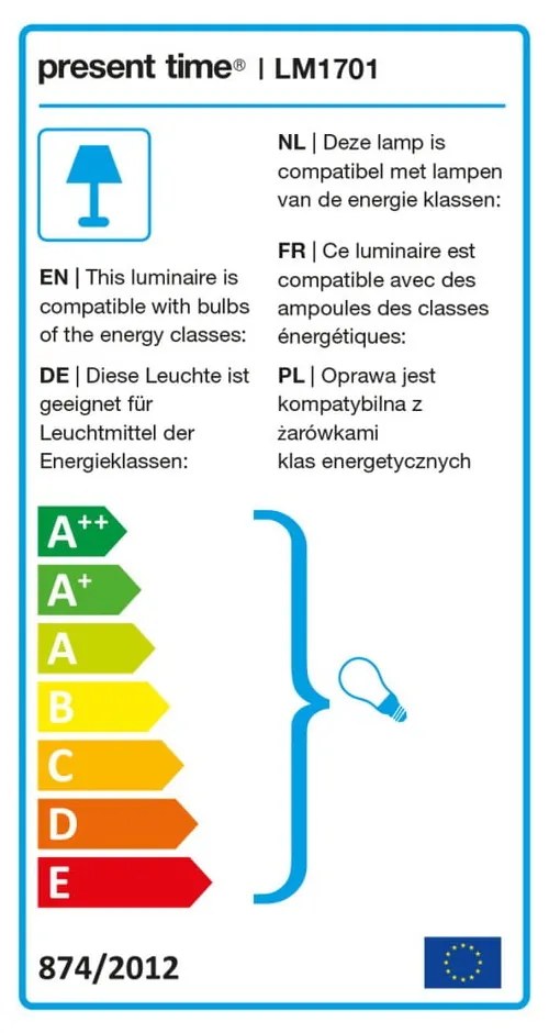 Žlutá stolní lampa Leitmotiv Hood