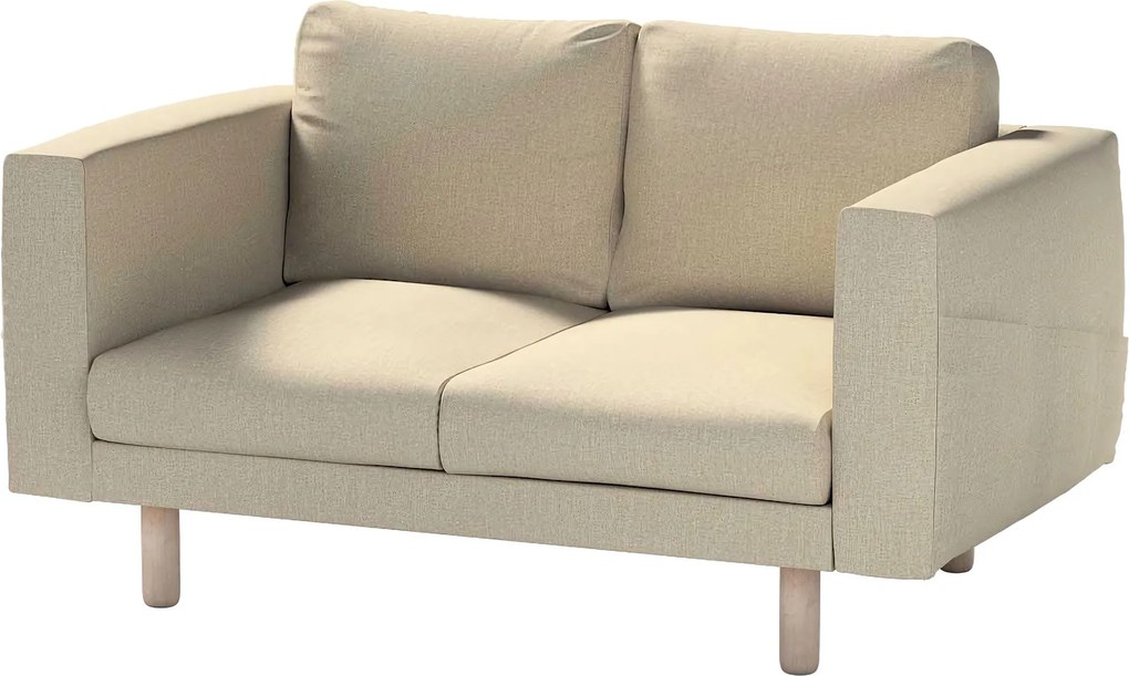 Potah na pohovku IKEA Norsborg 2-místná barva béžová látka pletený vzor