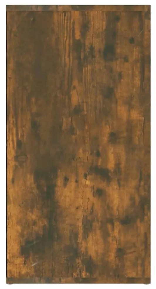 Příborník kouřový dub 120 x 36 x 69 cm kompozitní dřevo - Default Title