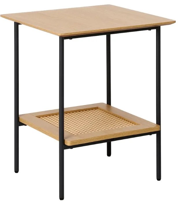 Designový odkládací stolek Lakshmana II 45 cm přírodní dub