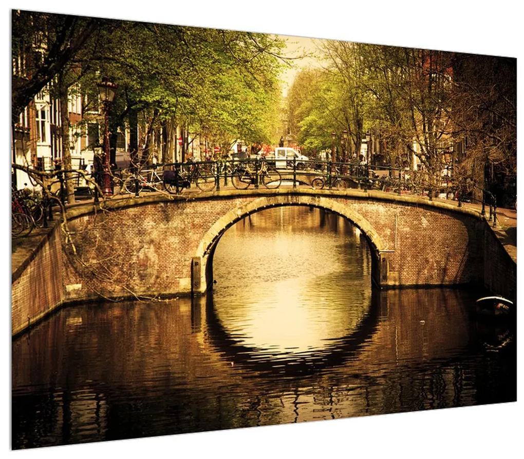 Obraz Amsterdamu (100x70 cm)