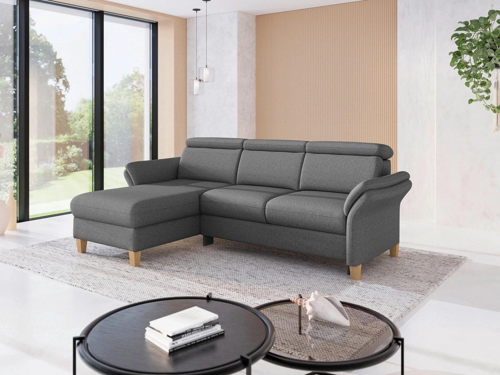 XXXLutz ROHOVÁ SEDAČKA, textil, tmavě šedá Sit & More - Sedací soupravy - 000144025706