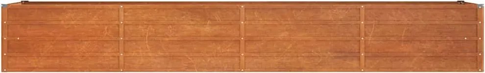 Zahradní vyvýšený záhon rezavý 320 x 80 x 45 cm cortenová ocel 151962
