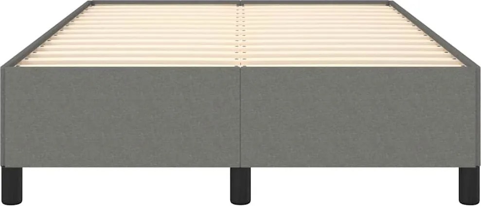 Rám postele bez matrací tmavě šedá 120x190 cm textil 3269632