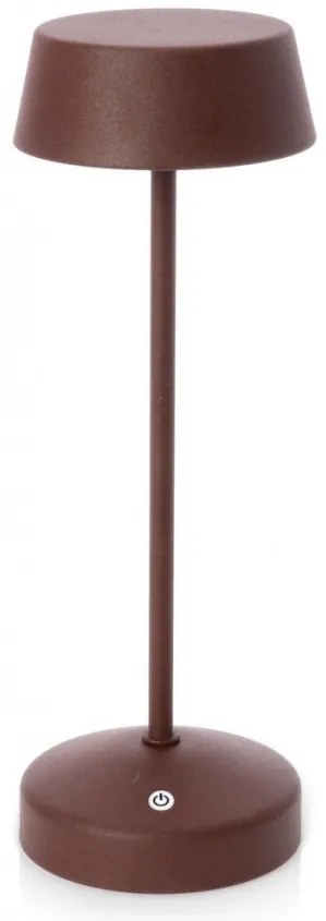 BIZZOTTO Zahradní stolní LED lampa ESPRIT 33 cm hnědá