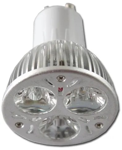 LED žárovka GU10 3xSMD 3x1W 3000-3500K teplá bílá  - warm white