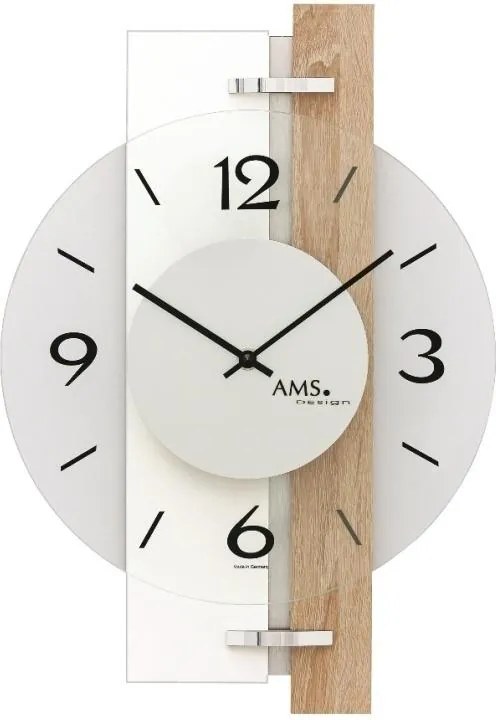 Nástěnné hodiny 9557 AMS 40cm