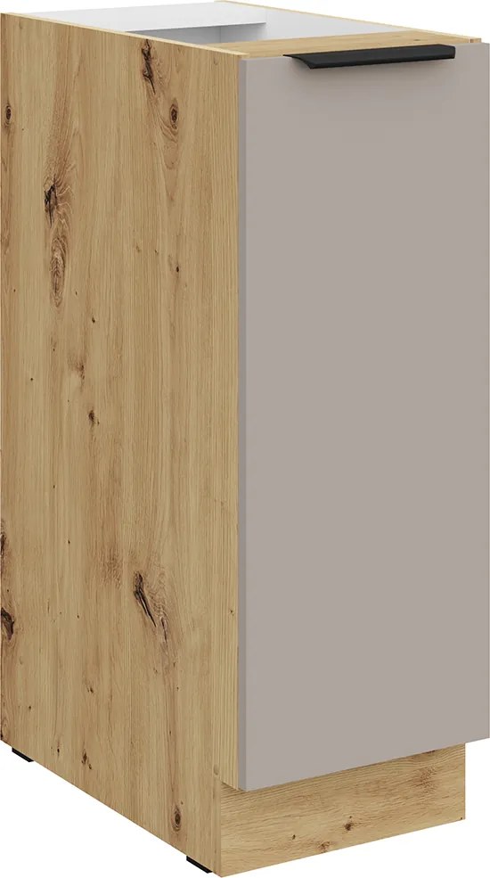 ARIA li | dolní skříňka 30 D CARGO s výsuvnou drátěnou policí | 30 cm | artisan/béžová