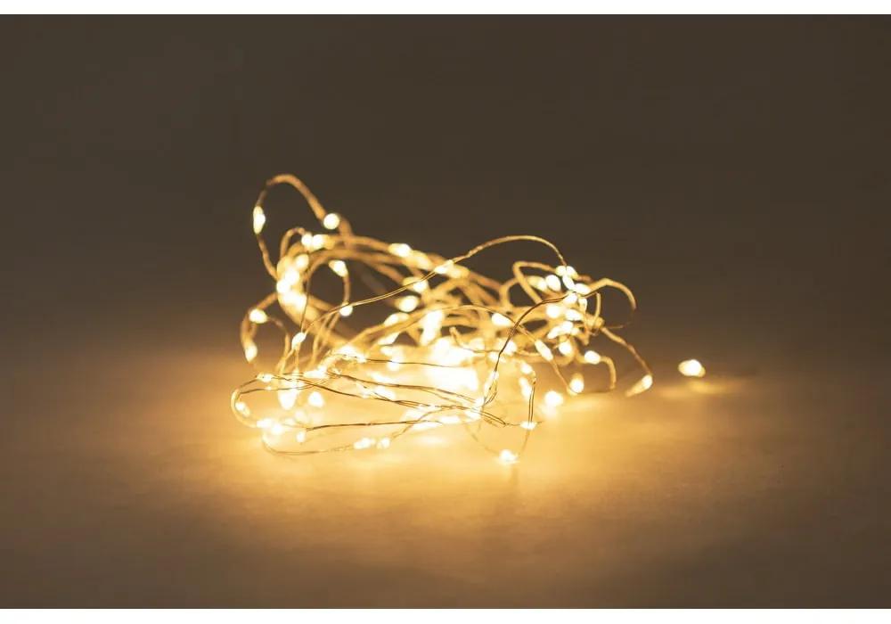 Světelný řetěz na baterie s LED žárovkami Bonami Essentials, 100 světýlek