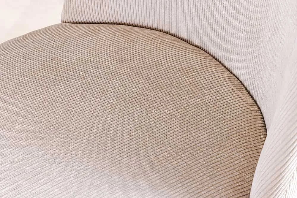 Designová jídelní židle Vermilius béžový manšestr