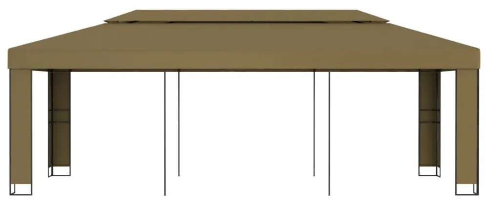 Zahradní altán s dvojitou střechou 3 x 6 m Dekorhome